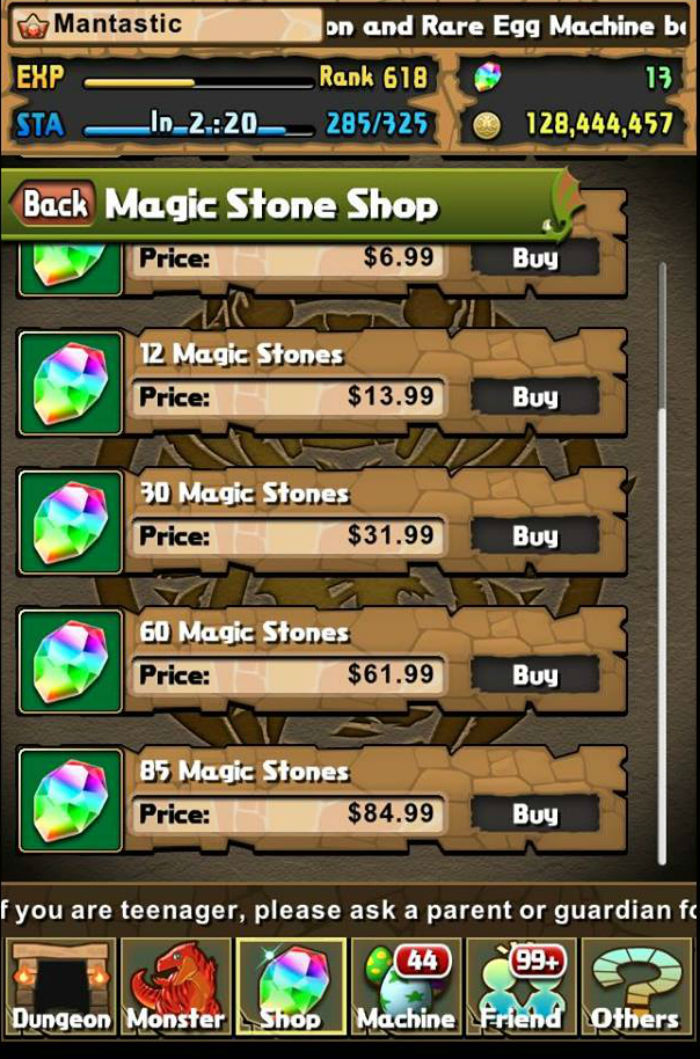 My Perspective on IAP | Mantastic Puzzle and Dragons